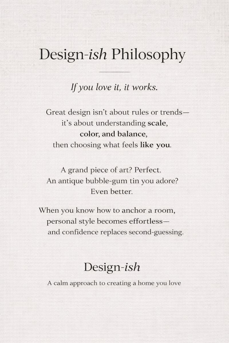 Design-ish | A calm, designer-guided approach to creating a home you l ...